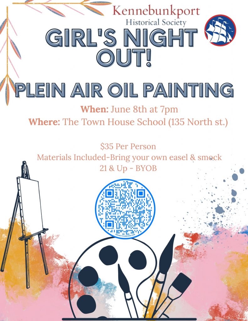 Girl’s Night Out: Plein Air Oil Painting - Kennebunkport Historical Society