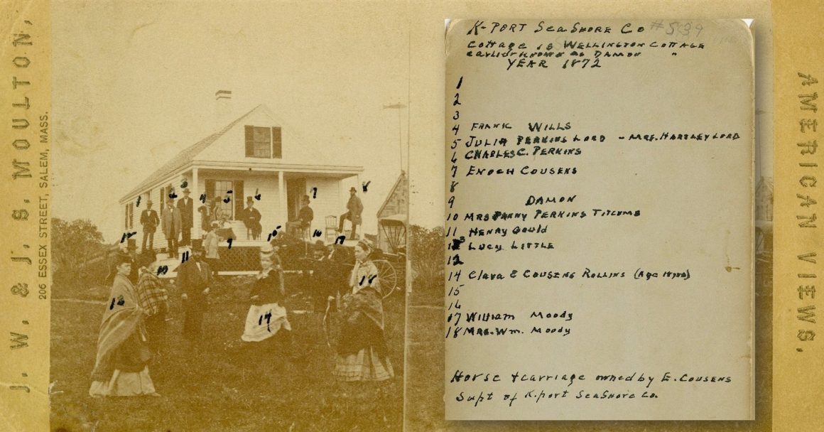 The Boston & Kennebunkport Seashore Company 1872 promotional photos of ...