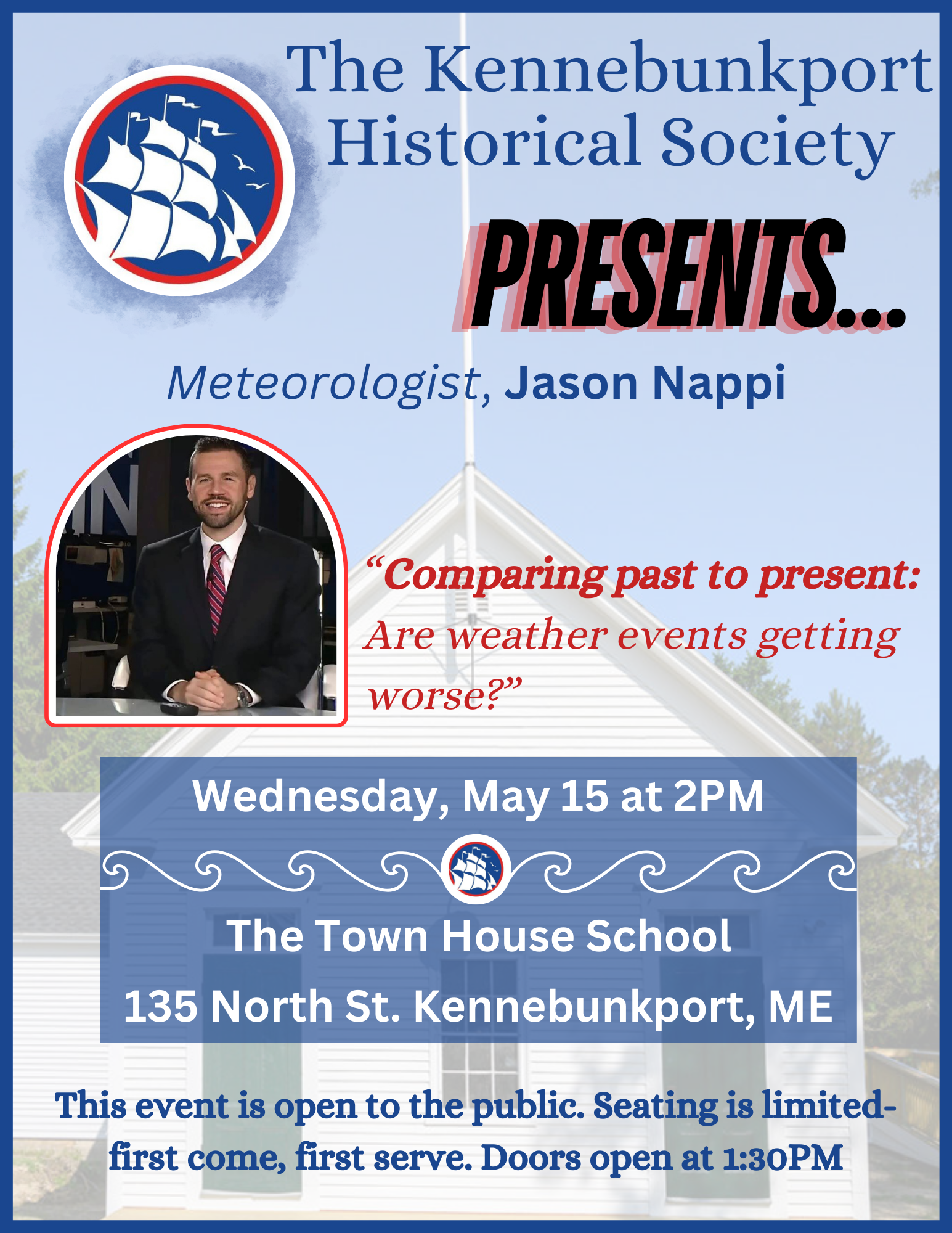 Jason Nappi, Meteorologist: Lecture - Kennebunkport Historical Society